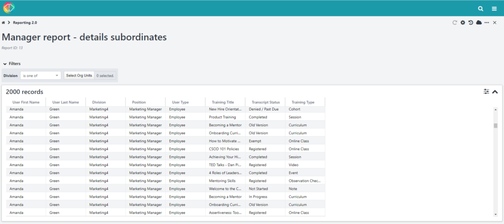 CSOD - The Learning Hub